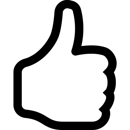 Hand thumbs up icon svg png free download