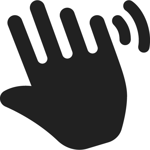Hand wave icon svg png free download