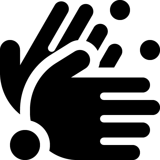 Hands bubbles icon svg png free download