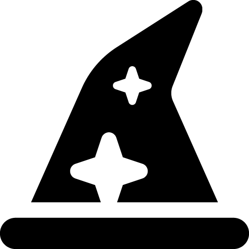 Hat wizard icon svg png free download - 2