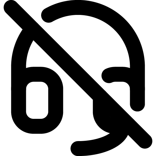 Headset off icon svg png free download