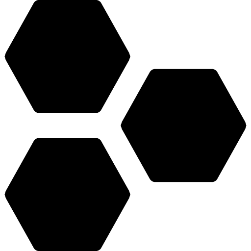 Hexagon multiple icon svg png free download