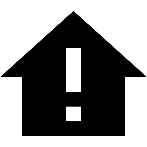 Home alert icon svg png free download