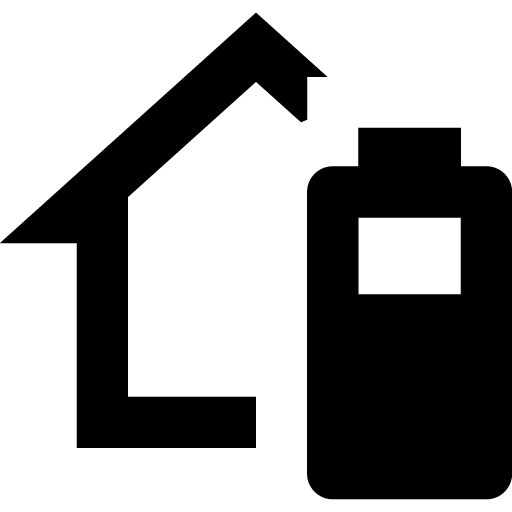 Home battery outline icon svg png free download