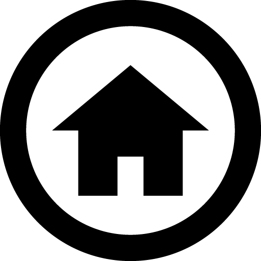 Home circle outline icon svg png free download