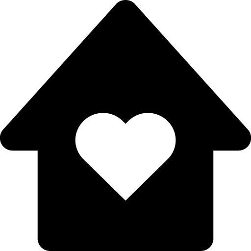 Home heart icon svg png free download