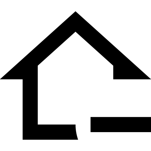 Home minus outline icon svg png free download