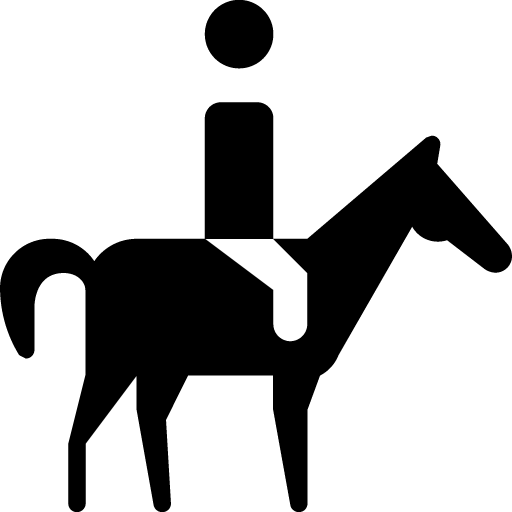 Horse riding icon svg png free download