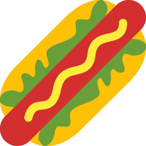 Hot dog icon svg png free download - 2