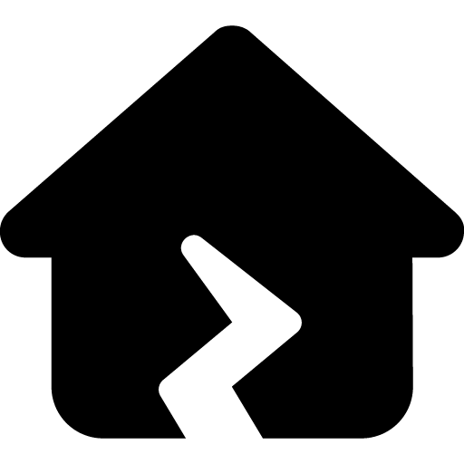 House crack icon svg png free download