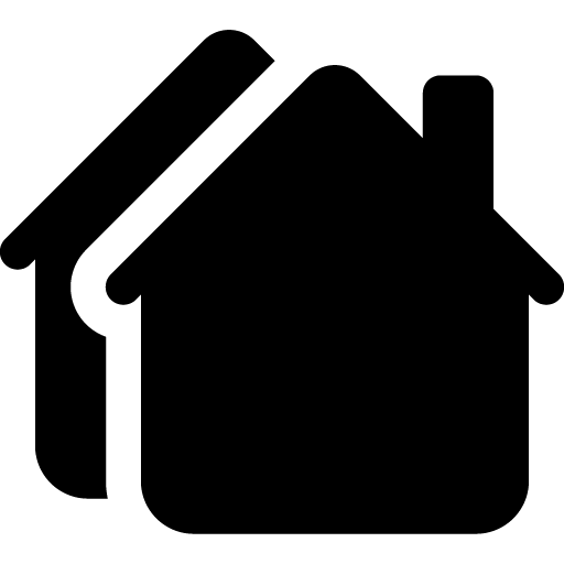 Houses fill icon svg png free download