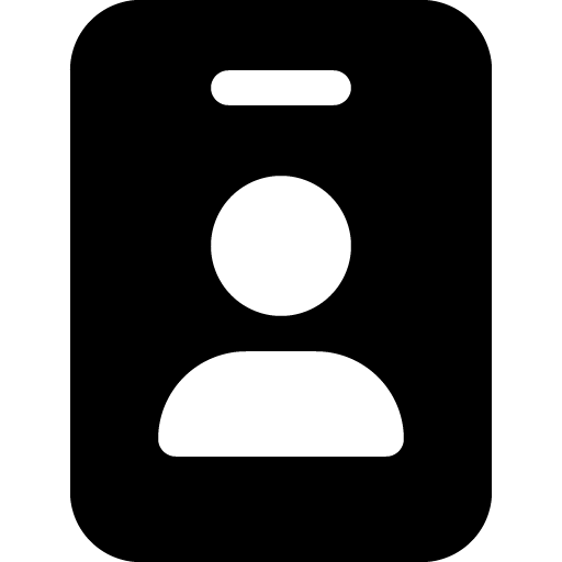 Id badge icon svg png free download - 3