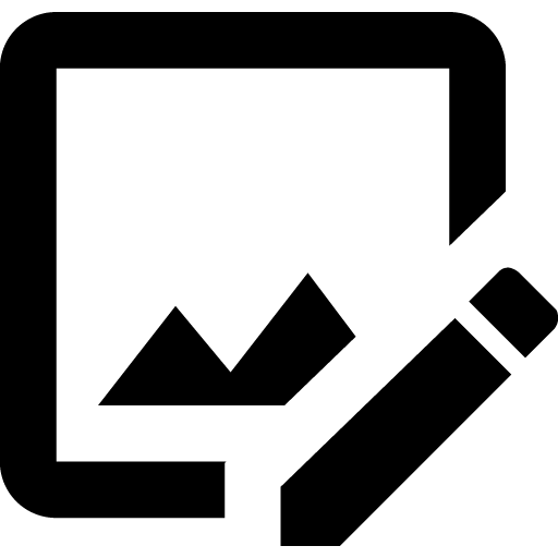 Image edit outline icon svg png free download