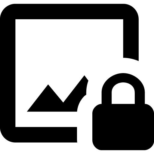 Image lock outline icon svg png free download