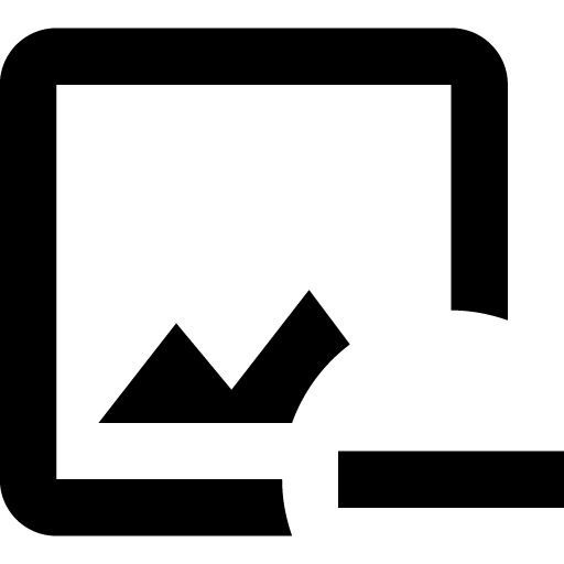 Image minus outline icon svg png free download