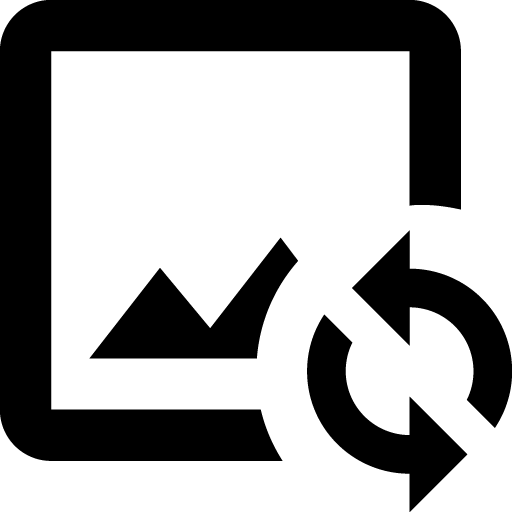 Image sync outline icon svg png free download