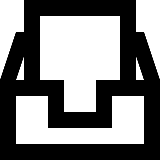 Inbox paper icon svg png free download