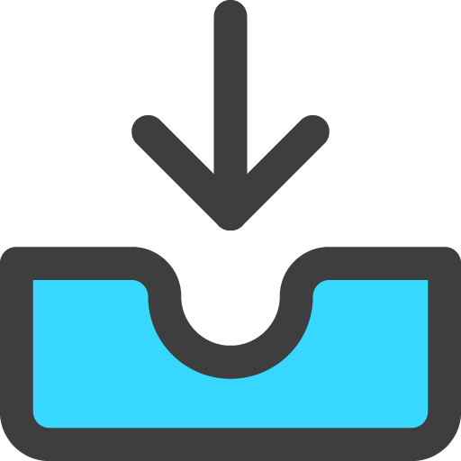 Inbox tray icon svg png free download