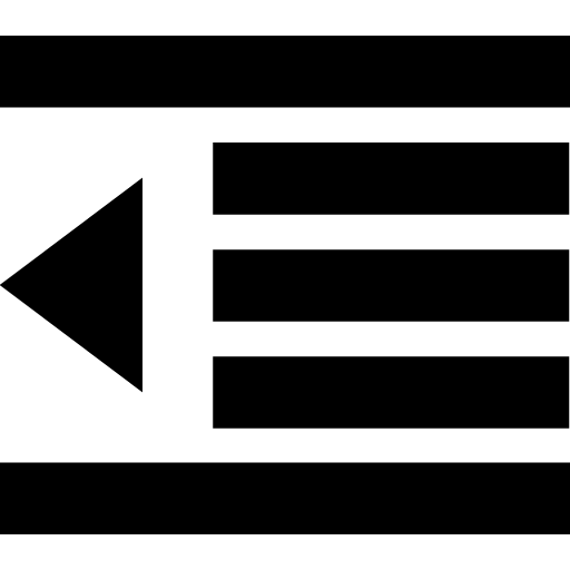 Indent decrease icon svg png free download