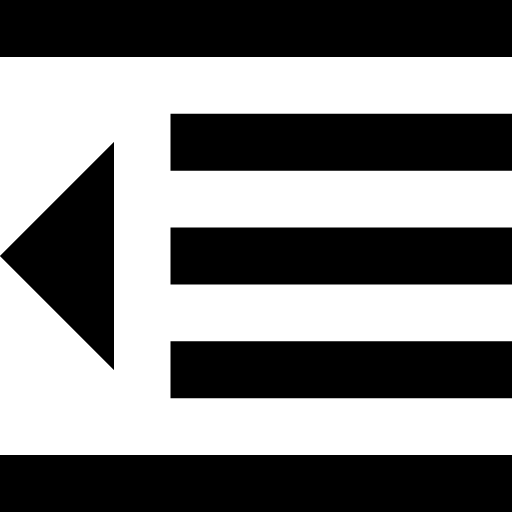 Indent decrease icon svg png free download - 2