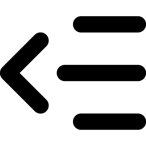 Indent decrease icon svg png free download - 4