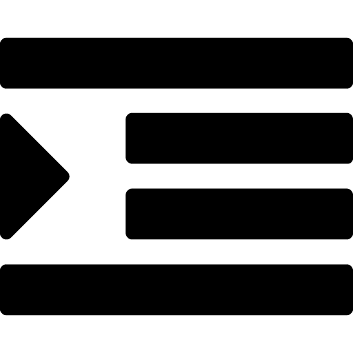 Indent icon svg png free download