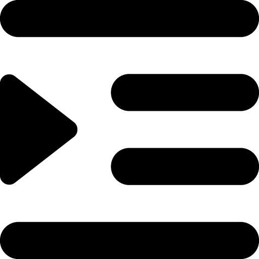 Indent icon svg png free download - 5