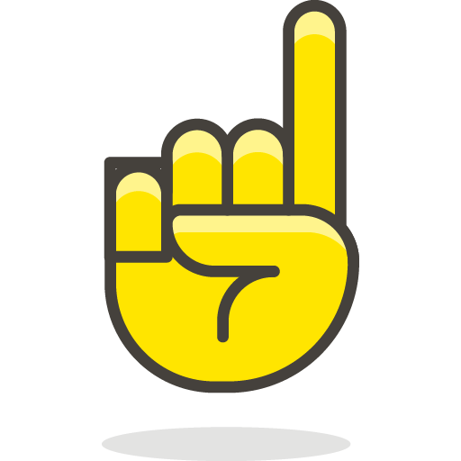 Index pointing up icon svg png free download