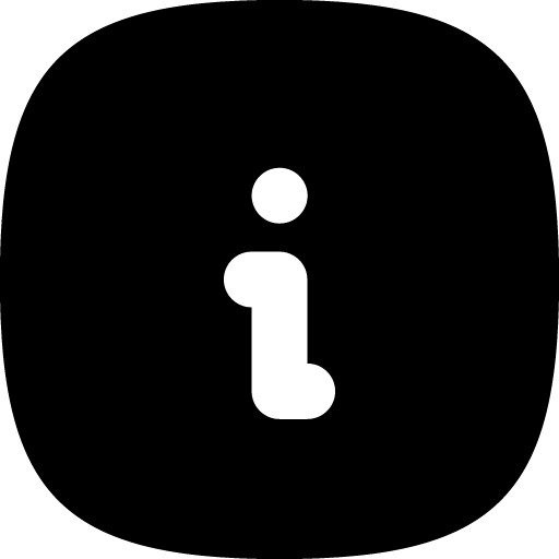 Info square rounded filled icon svg png free download