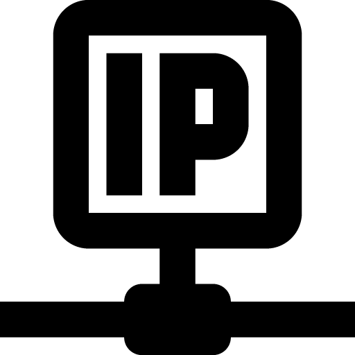 Ip network outline icon svg png free download