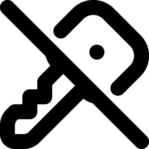 Key off icon svg png free download