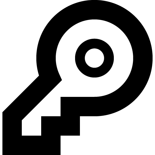 Key outline icon svg png free download - 2