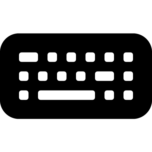 Keyboard fill icon svg png free download