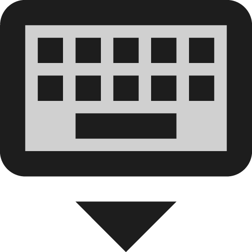 Keyboard hide icon svg png free download - 2