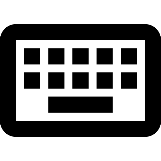 Keyboard outline icon svg png free download