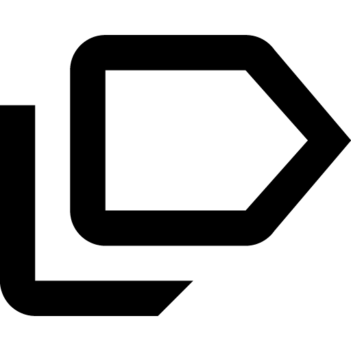 Label multiple outline icon svg png free download