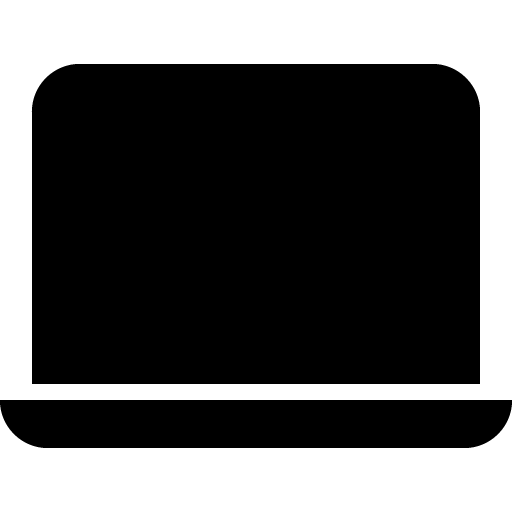 Laptop fill icon svg png free download