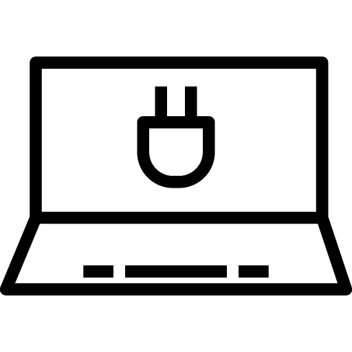 Laptop plugin icon svg png free download