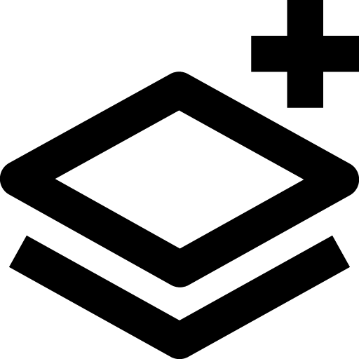 Layer plus icon svg png free download - 2