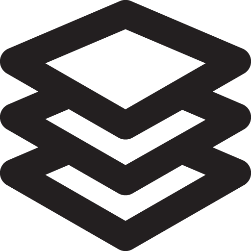 Layers outline icon svg png free download - 2