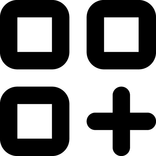 Layout grid add icon svg png free download