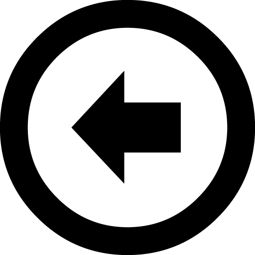 Left circled icon svg png free download