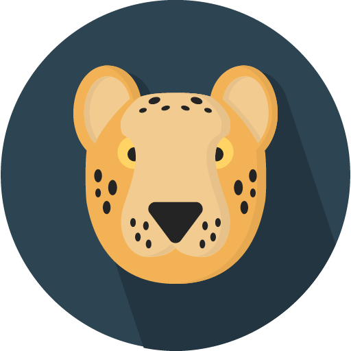 Leopard icon svg png free download
