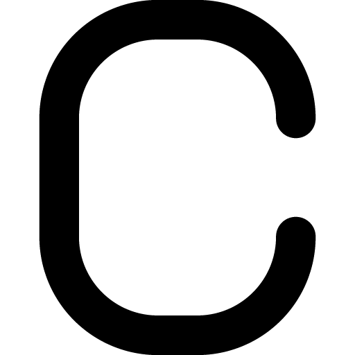 Letter c icon svg png free download