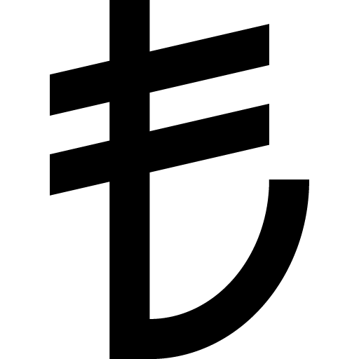 Lira sign icon svg png free download - 2