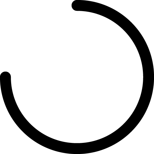 Loading 3 quarters icon svg png free download