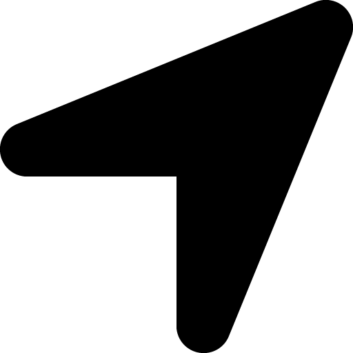 Location arrow icon svg png free download - 6