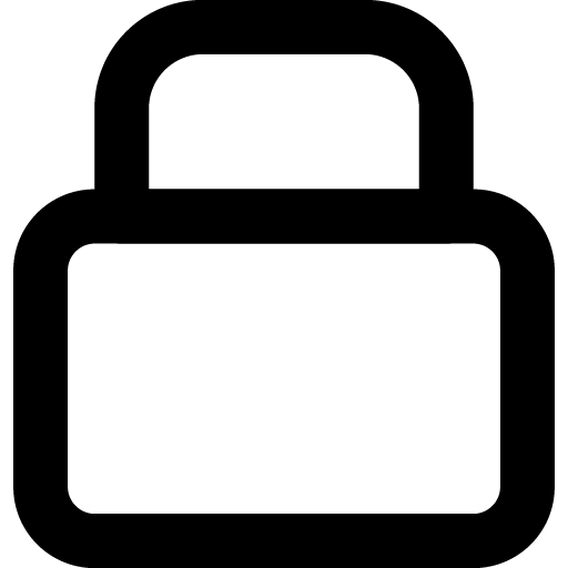 Lock on icon svg png free download