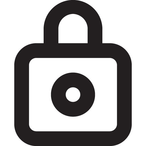Lock outline icon svg png free download