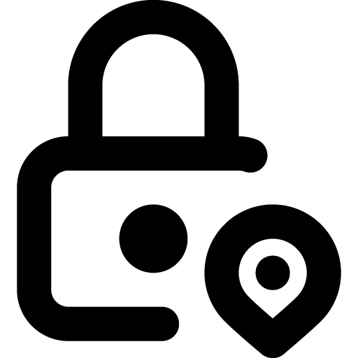 Lock pin icon svg png free download